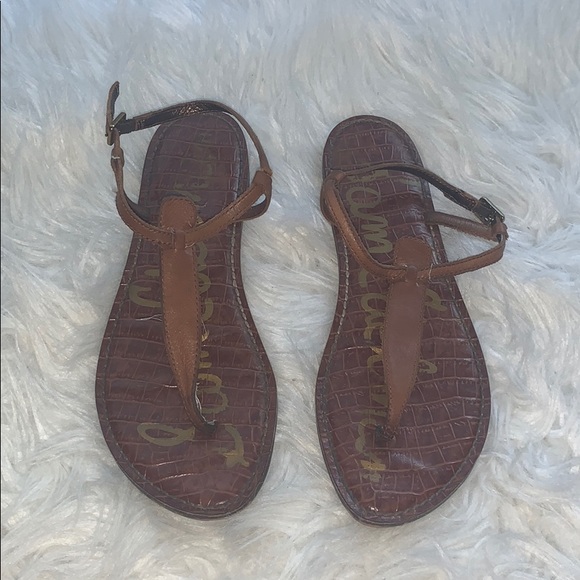 Sam Edelman | Shoes | Sam Edelman Gigi Thong Leather Sandal | Poshmark